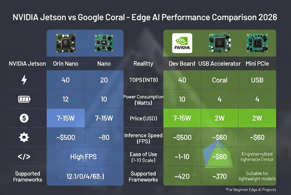 NVIDIA Jetson vs Coral Comparison: Which Platform Wins in 2026
